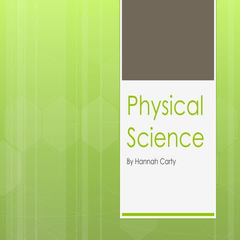 Physical science | PPT