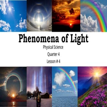 Phenomena of Light for Physical Science.pptx