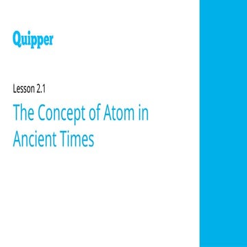 Physical Science SHS 2.1 The Concept of Atom in Ancient Times.pptx