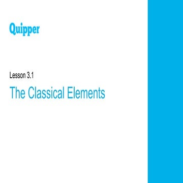 Physical Science SHS 3.1 The Classical Elements.pptx
