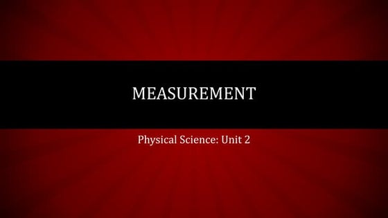IGCSE PHYSICS:Measurement | PPTX | Physics | Science