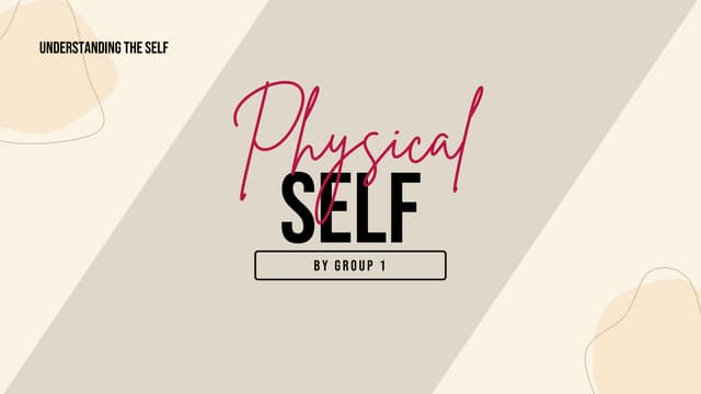 Topic 2: Sociology ( Understanding the Self) | PPTX