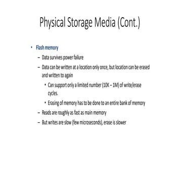 Physical Storage Media (Cont.pptx | Free Download