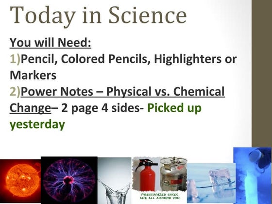 Physical vs. Chemical | PPT