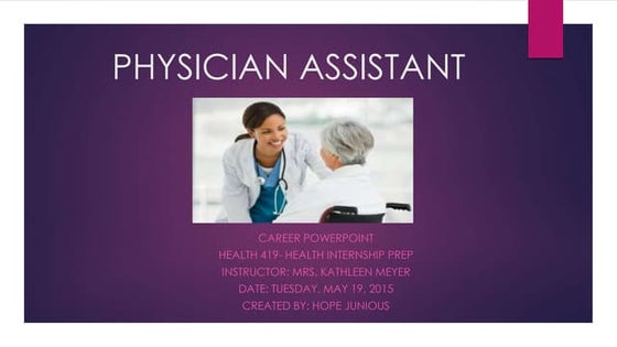 Medical Assistant Powerpoint | PPT