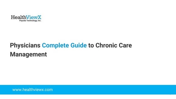 The how of chronic care management | PPT