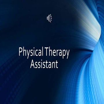 Physical Therapy Assistant Jennifer Hernandez | PPTX