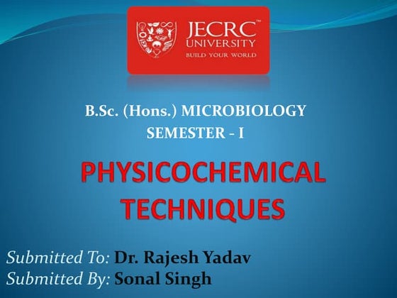 Instrumentation in biotechnology lab | PPTX | Chemistry | Science