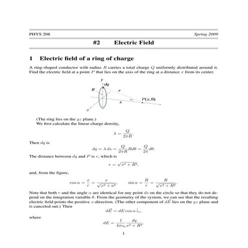 Physics about-electric-field | PDF