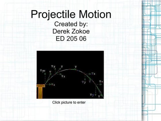 PROJECTILE MOTION | PPTX