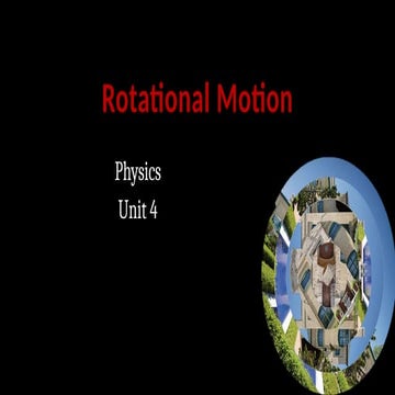 Physics 04-Statics, Torque, Rotational Motion (2018) (2).pptx