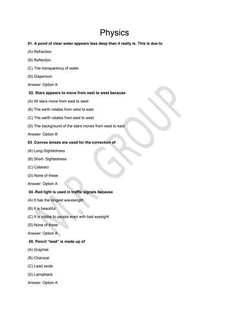 Class 8 Cbse Physics Sample Paper Term 1 Model 1 | PDF
