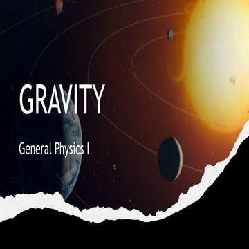 General Physics 1 - Quarter 1 - Gravity .pptx