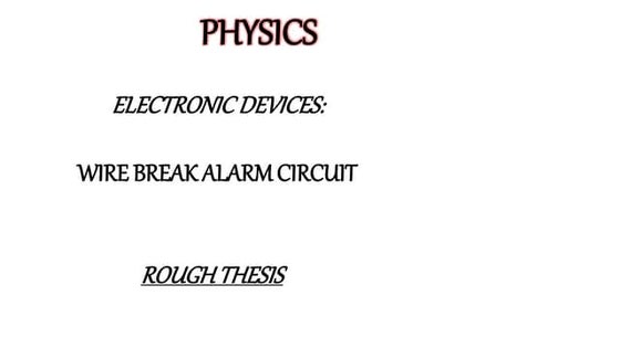 LIGHT DETECTOR USING NAND GATE | DOCX | Cameras and Camcorders ...