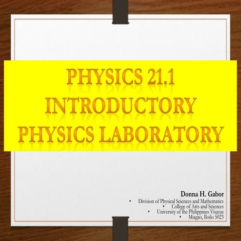 Physics 21.1 Orientation.skjahjdhajbdxah | PPTX
