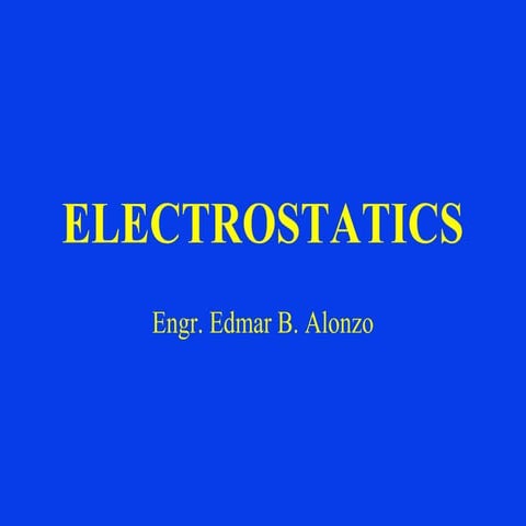 Physics 2 electrostatics | PPT