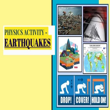 Physics activity presentation on earthquakes | PPTX