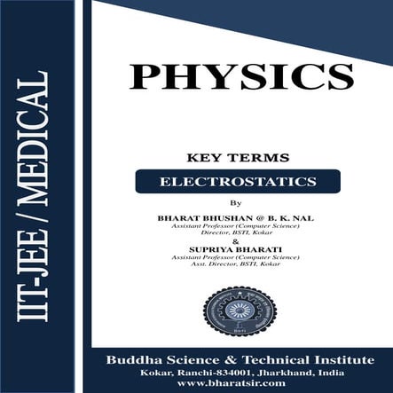 IIT-JEE : Electrostatic | PDF