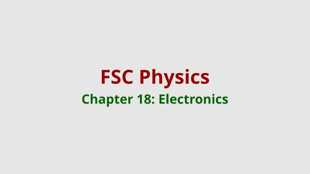 Analog Electronics Basics Part 1 Pptx