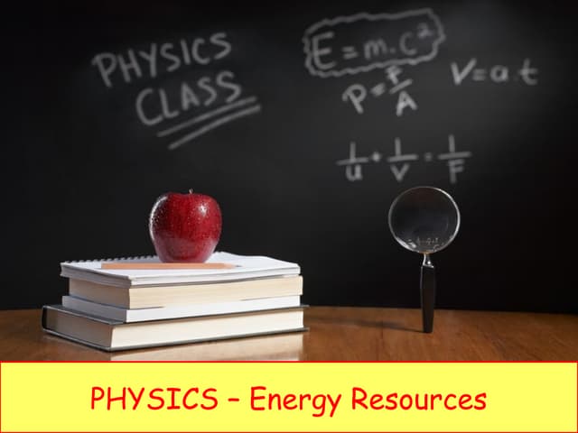 Igcse 44-energy resources&electricitygeneration | PPT