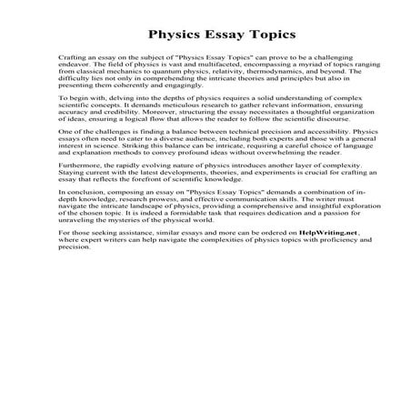 Physics Essay Topics.pdf