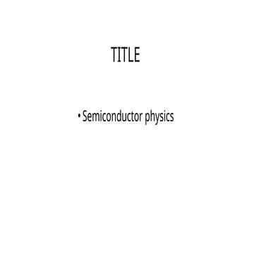 Semicondutor JEE Mains and Advanced prepartion.pptx