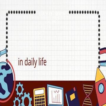 Physics in Daily Life Presentation in Red and Blue Illustrative ...