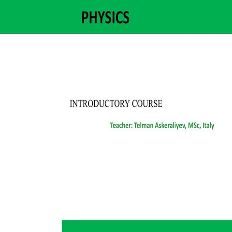 Physics introduction ib | PPTX