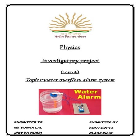Physics investigatory project | DOCX