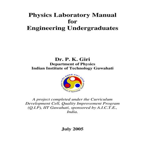 Physics lab manual | PDF