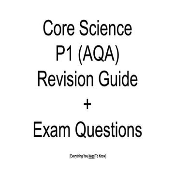 AQA GCSE P1 | PPT