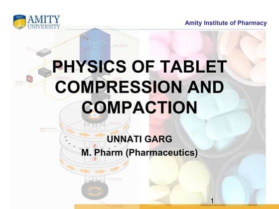 Physics of tablet compression | PPT | Physics | Science