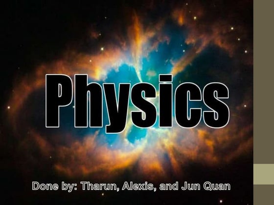 Introduction To Physics | PPT