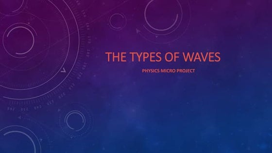 waves brief description for students gcse | PPT