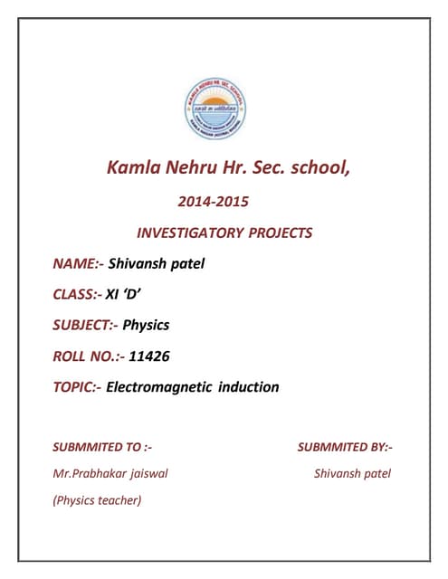 Art integrated project of chemistry class 12 | PPTX