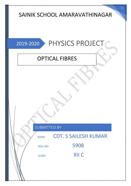 12th Physics Investigatory project (LDR) | PDF