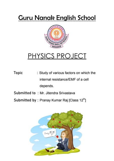 Physics Project Class 11 | DOCX