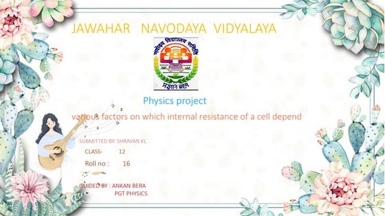 Physics investigatory project for class 12 | PDF