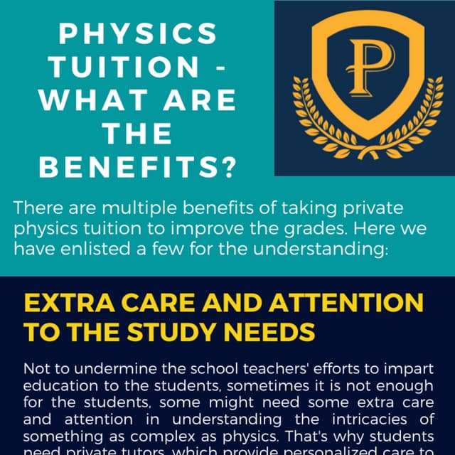 Physics Tuition - What are the benefits? | PDF