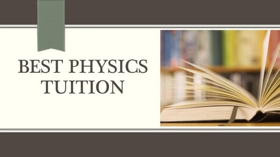 Physics Tuition JC | PDF
