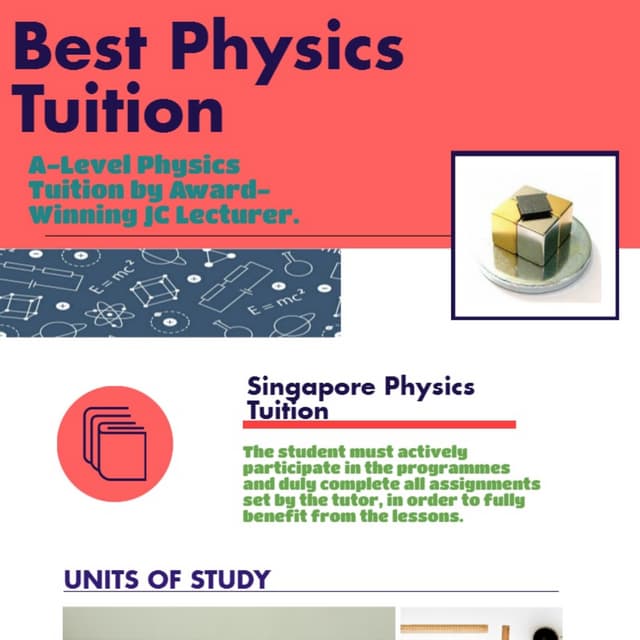 Physics Tuition Singapore | PDF
