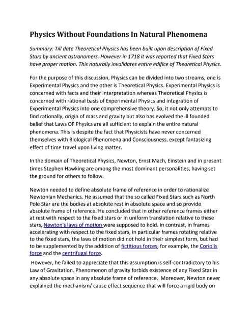 Stephen Hawking and God | PDF