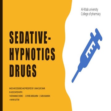 sedative-hypnotics drugs | PPT