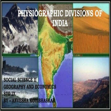 Physical divisions of india | PPTX