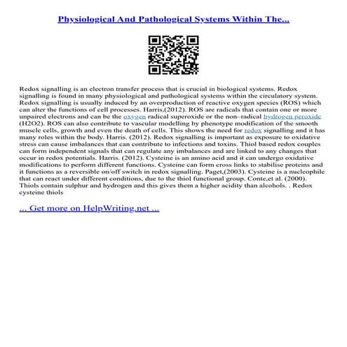 Physiological And Pathological Systems Within The... | PDF | Genetics ...