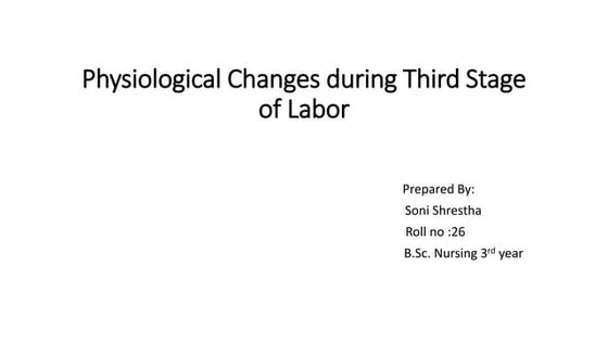 Stages of labour | PPT