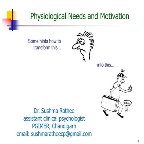 Physiological need and motivation | PPT