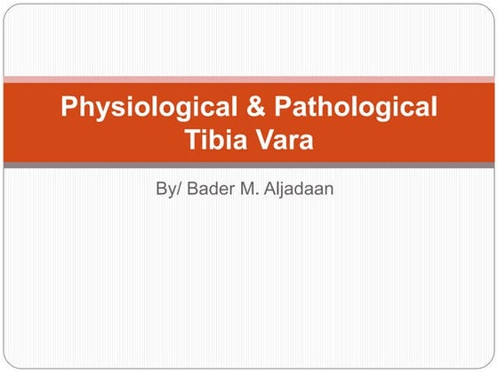 Genu varus and valgus | PPT