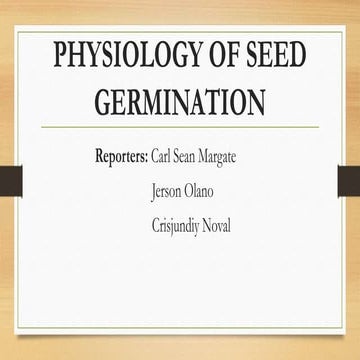 Stages of seed development | PPTX