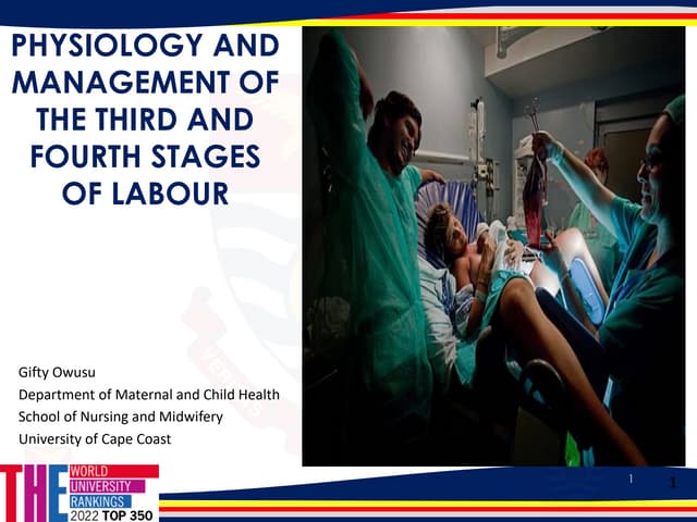 Physiological changes during third stage of labor | PPTX | Pregnancy ...